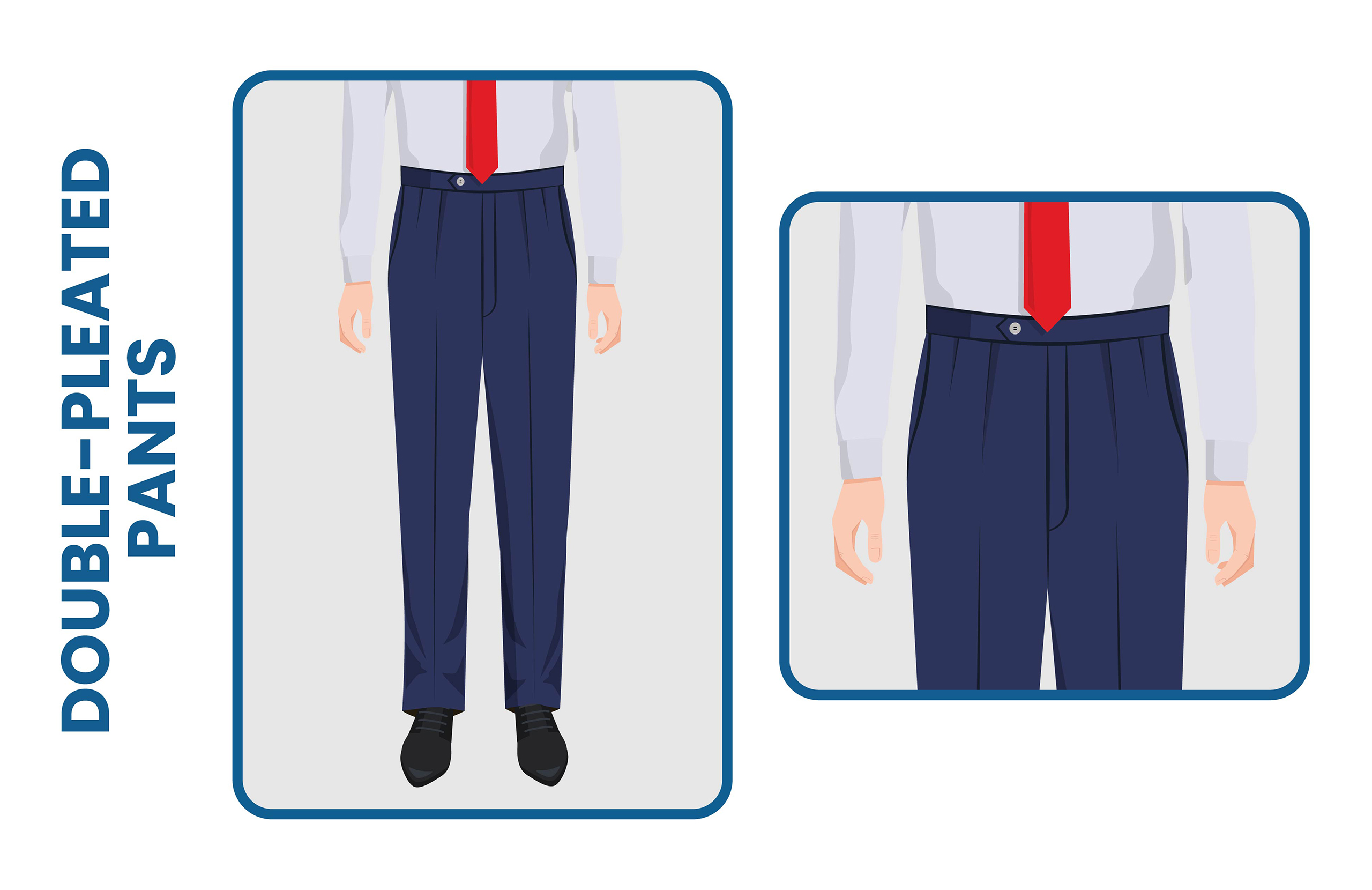 Flat-Front vs. Pleated Pants: Style & Differences - Suits Expert Flat-Front vs. Pleated Pants: Style & Differences - Suits Expert