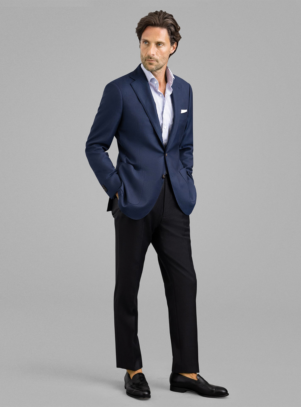 11 Navy Blazer & Black Pants Outfits for Men - Suits Expert 11 Navy Blazer & Black Pants Outfits for Men - Suits Expert
