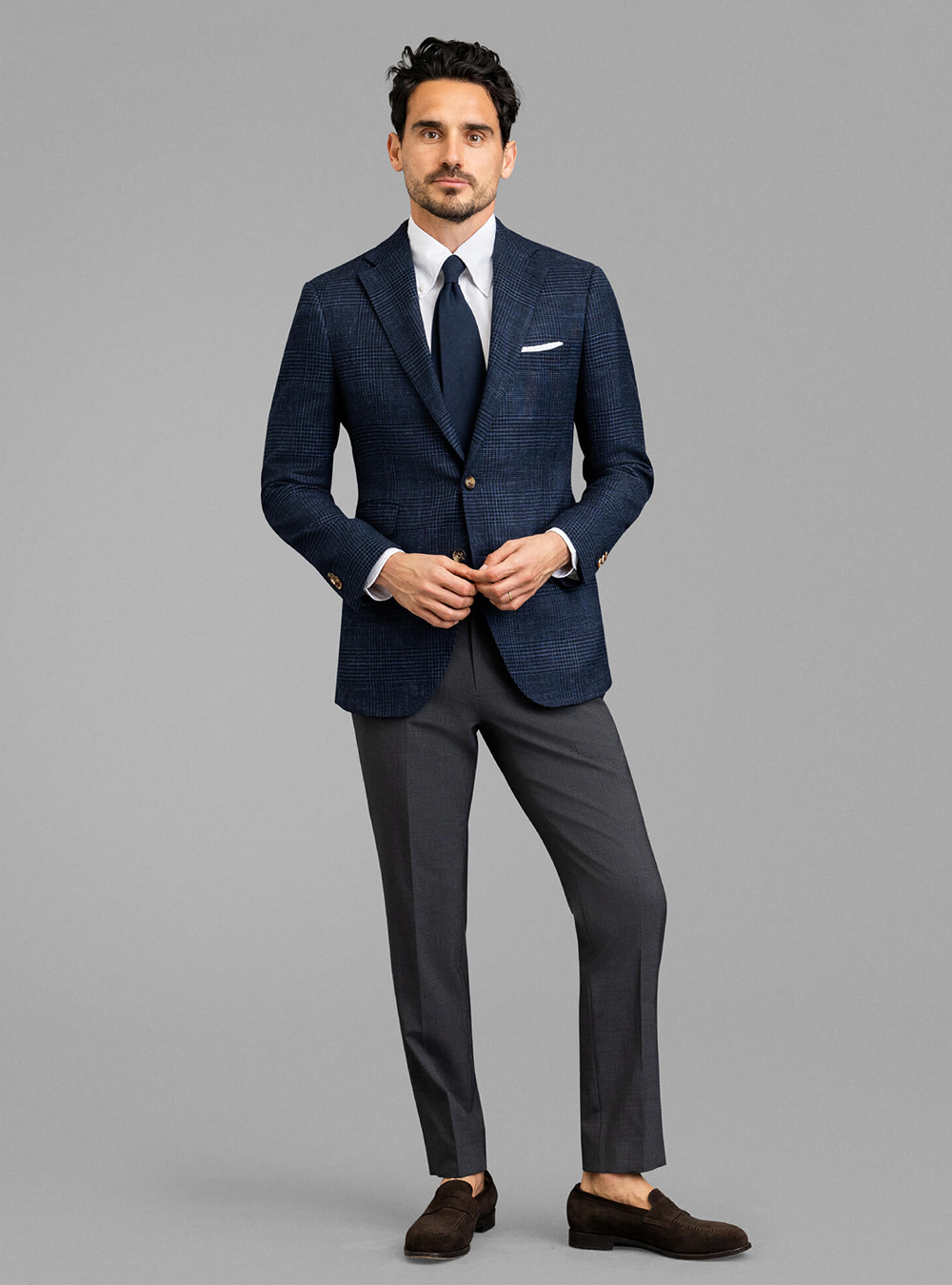 13 Navy Blazer & Grey Pants Outfits for Men - Suits Expert 13 Navy Blazer & Grey Pants Outfits for Men - Suits Expert